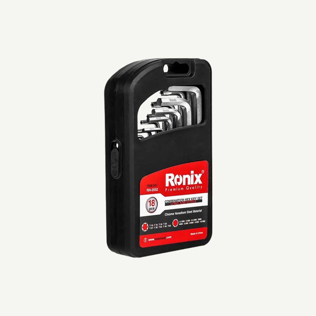 RONIX – 18PCS LONG HEX KEY SET [RH2052] – Ajax Spurway Fasteners