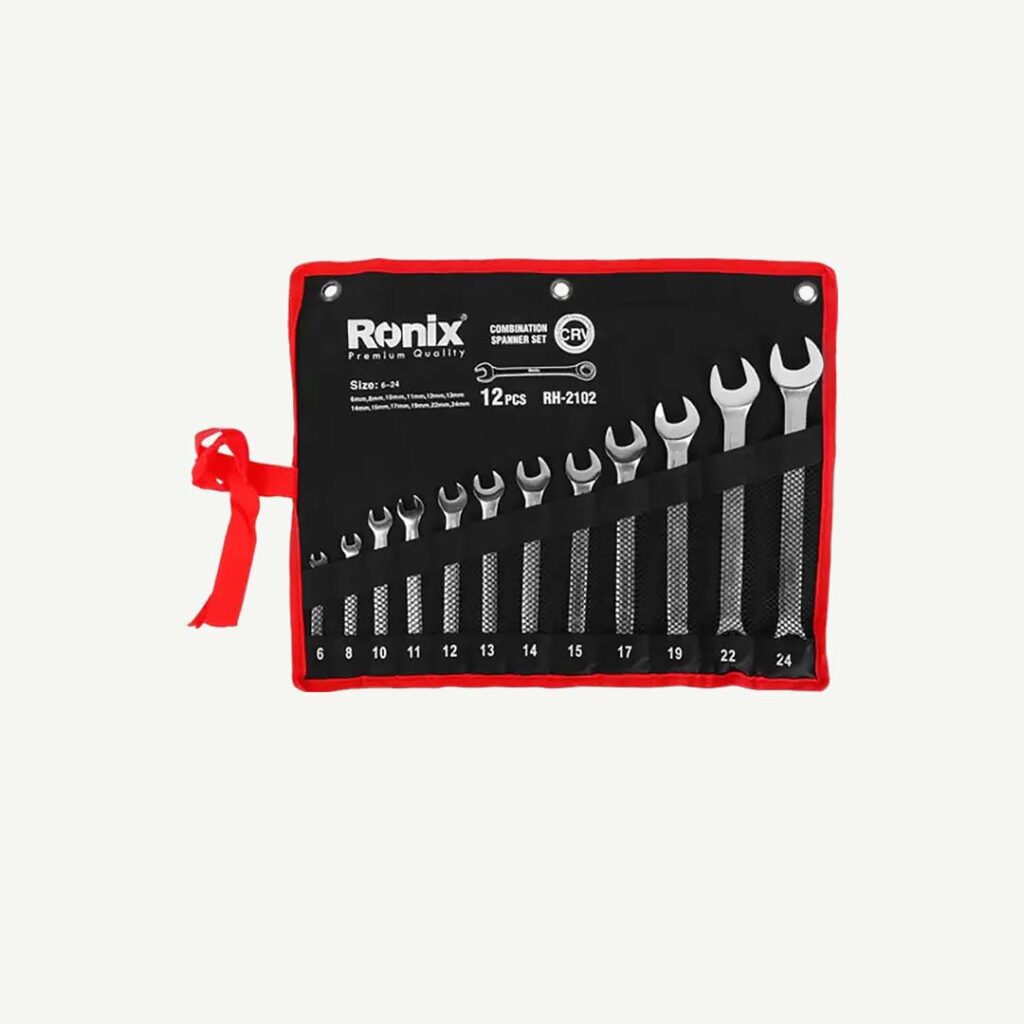 RONIX – 12PCS COMBINATION SPANNER SET [RH2102] – Ajax Spurway Fasteners