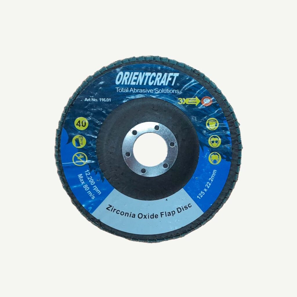 DISC FLAP Z040 125mm x 22mm – Ajax Spurway Fasteners