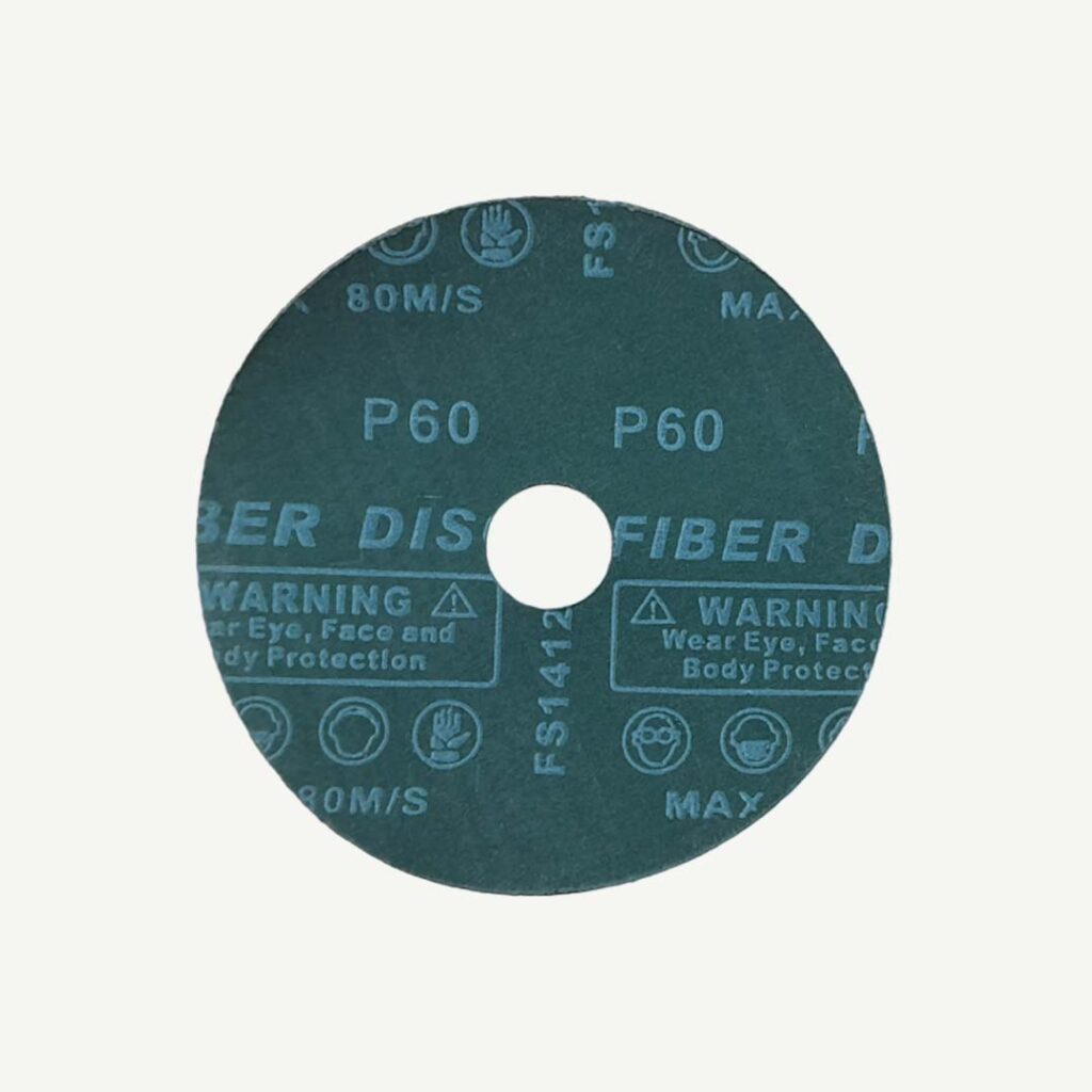 DISC SANDING FIBRE P60 125 x 22mm – Ajax Spurway Fasteners