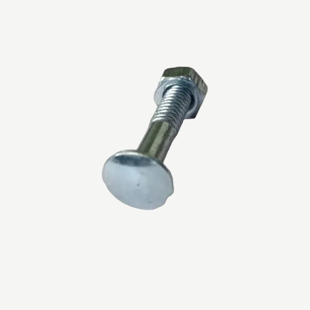 BOLT & NUT CUP HEAD ZINC PLATED M10 X 75 GRADE 4.6 – Ajax Spurway Fasteners